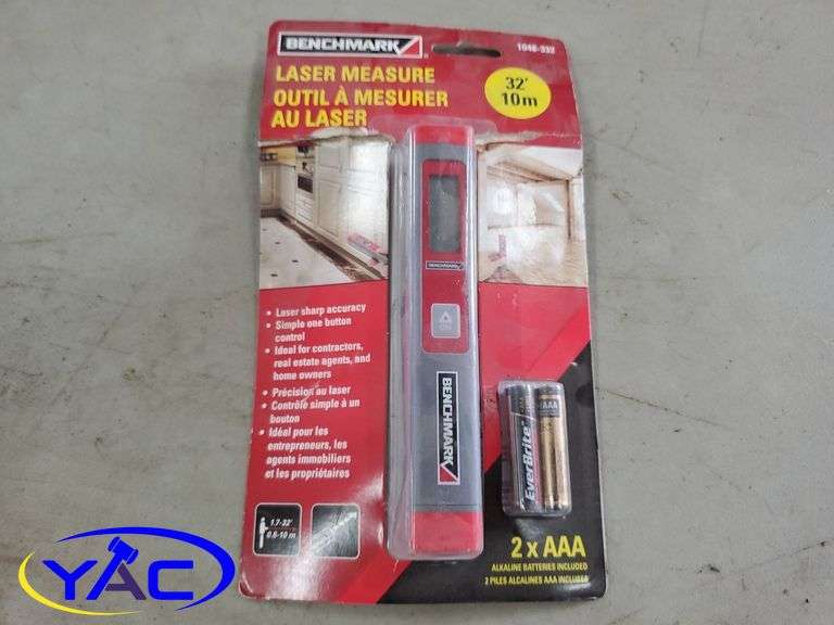 Benchmark Laser Distance Measurer - YAC Auctions