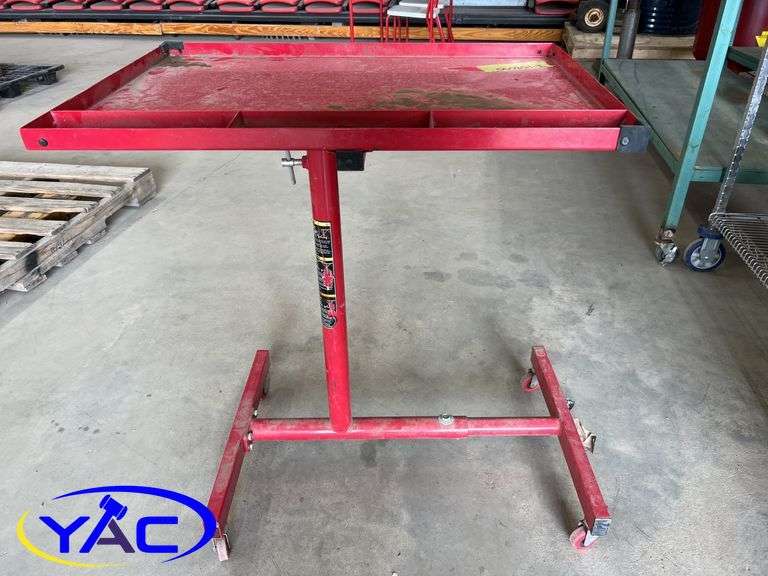 Metal Rolling Shop Table - YAC Auctions