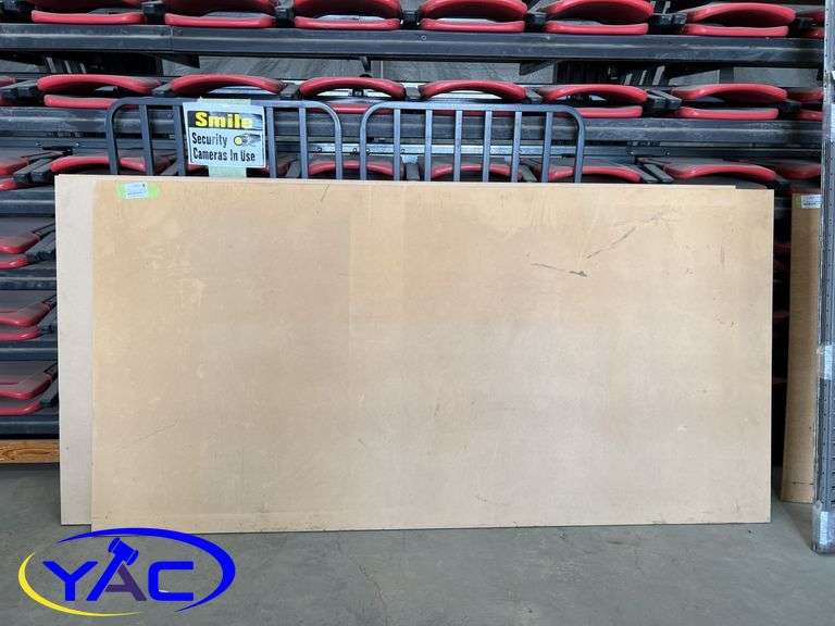 3 - Sheets Of 1/2" MDF Board - YAC Auctions