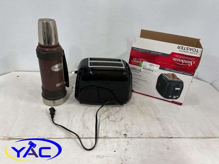 Sunbeam Toaster & Thermos - YAC Auctions