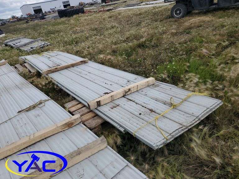 1 - Bundle Of Approx 31pcs Of Low Rib 29 Gauge 18' Bone White Tin ...