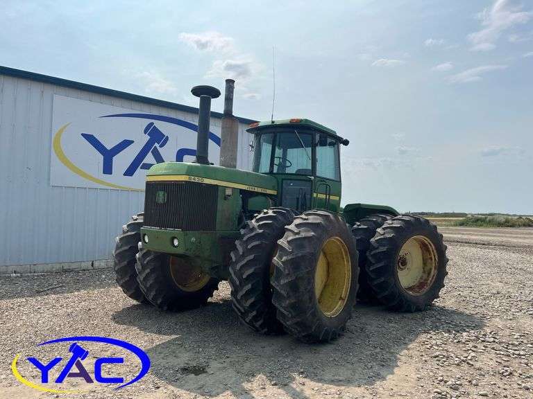 JOHN DEERE 8430 4WD TRACTOR - YAC Auctions