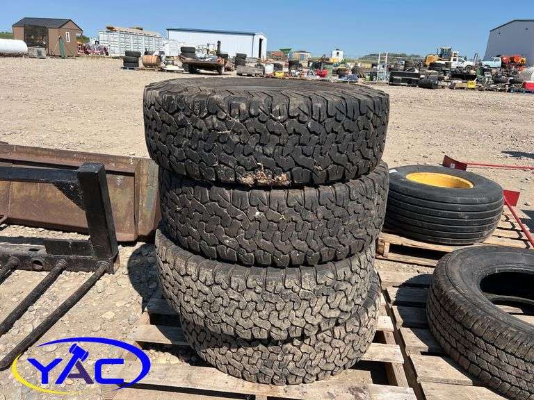 4 - BF Goodrich 265/70R18 Tires - YAC Auctions