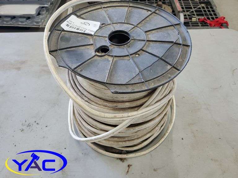 Roll of Dual Coax Cable - YAC Auctions