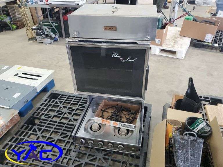 Clare Jewel Camper Stove w/ Oven - YAC Auctions