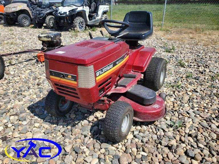 MURRAY 18HP 46" RIDING MOWER - YAC Auctions