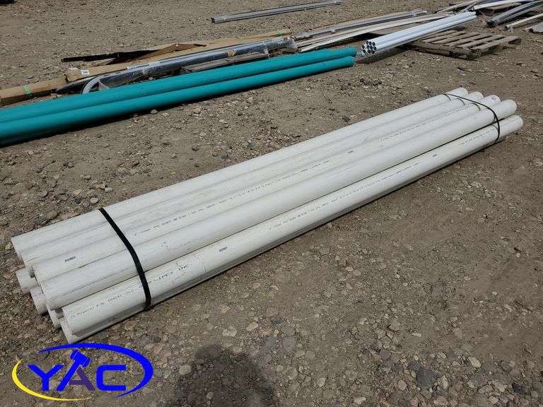 13 - 4" White PVC Pipe - YAC Auctions