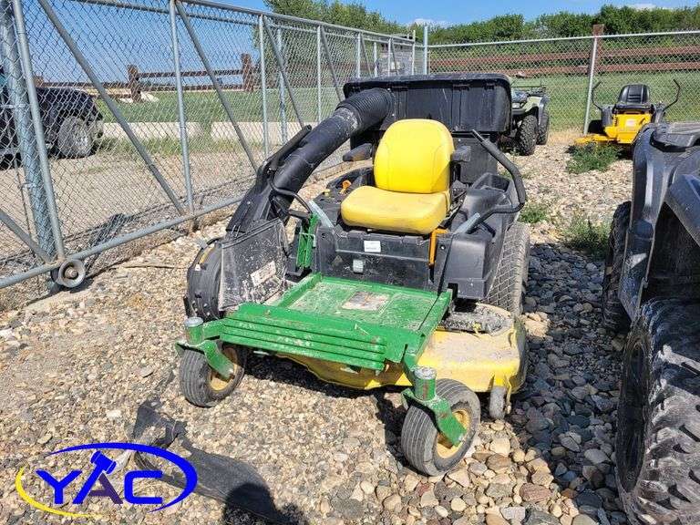 JOHN DEERE Z540M ZERO TURN MOWER W/ BAGGER - YAC Auctions
