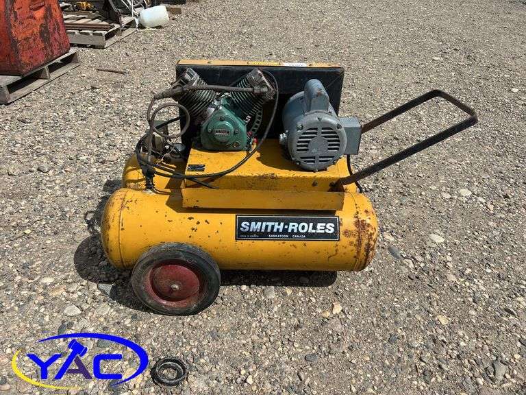 Smith Rolls Dual Tank Compressor - YAC Auctions