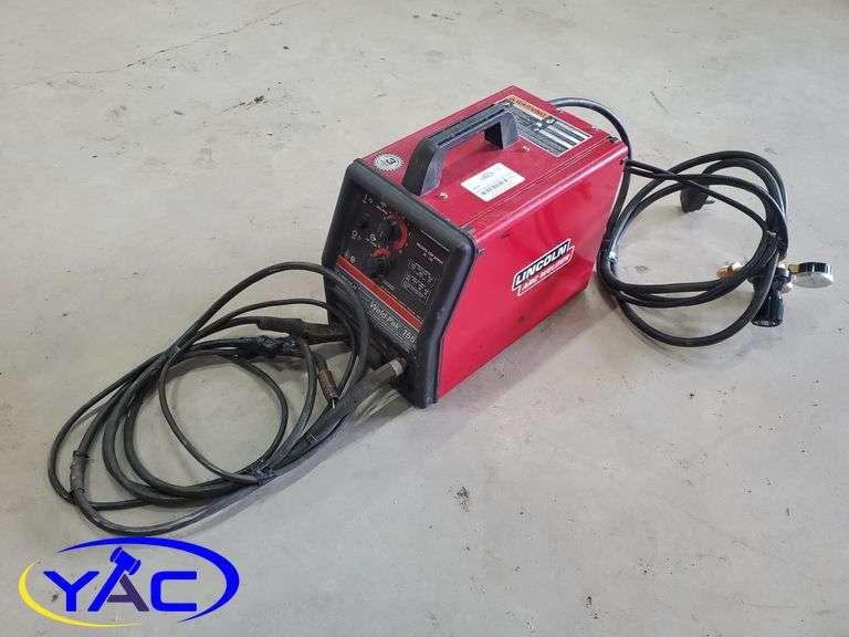 Lincoln Mig Welder Model 155 W/ Cables - YAC Auctions