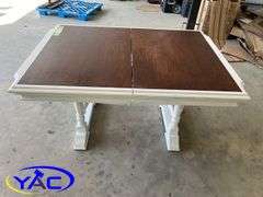 Antique Solid Oak Table Refinished - YAC Auctions