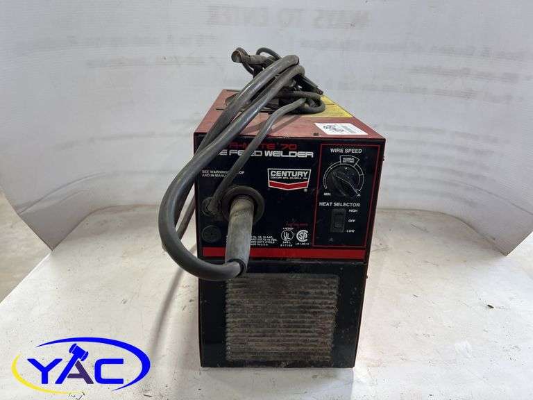 Century Power Mate 70 Wire Feed Welder - YAC Auctions