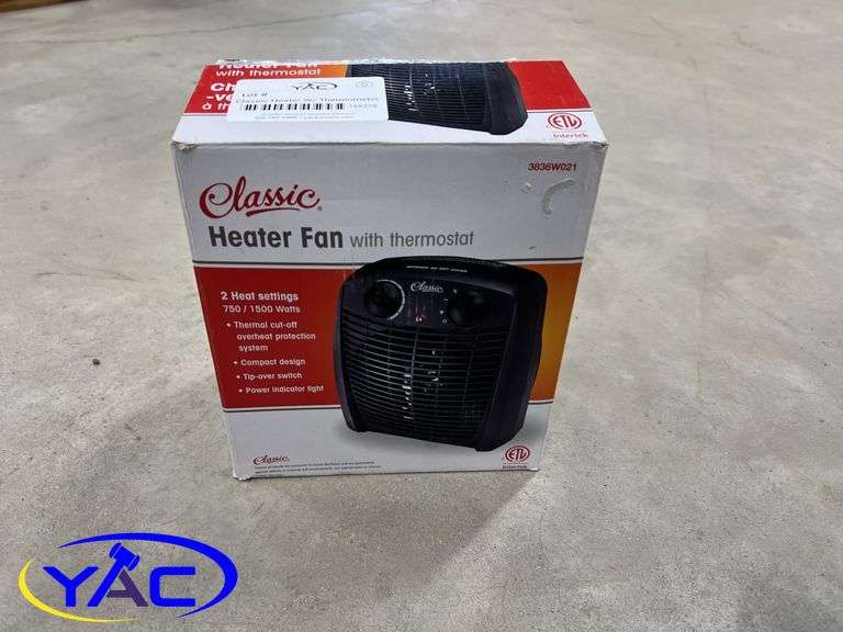 Classic Heater W/ Thermometer - YAC Auctions