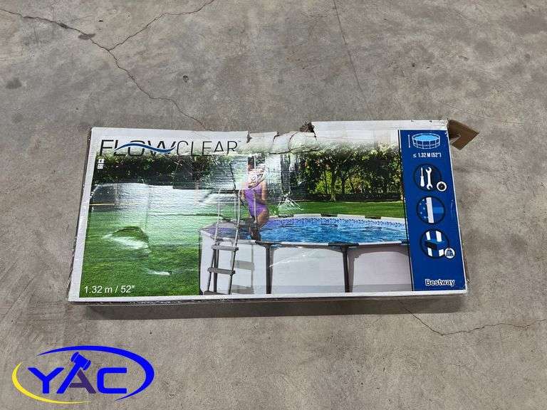 Flow Clear Swimming Pool Ladder (Unknown Condition) BOX DAMAGED - YAC ...