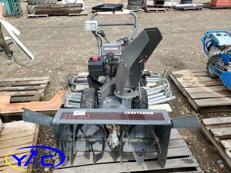 Craftsman 30" 10HP Snowblower w/ Electric Start - YAC Auctions