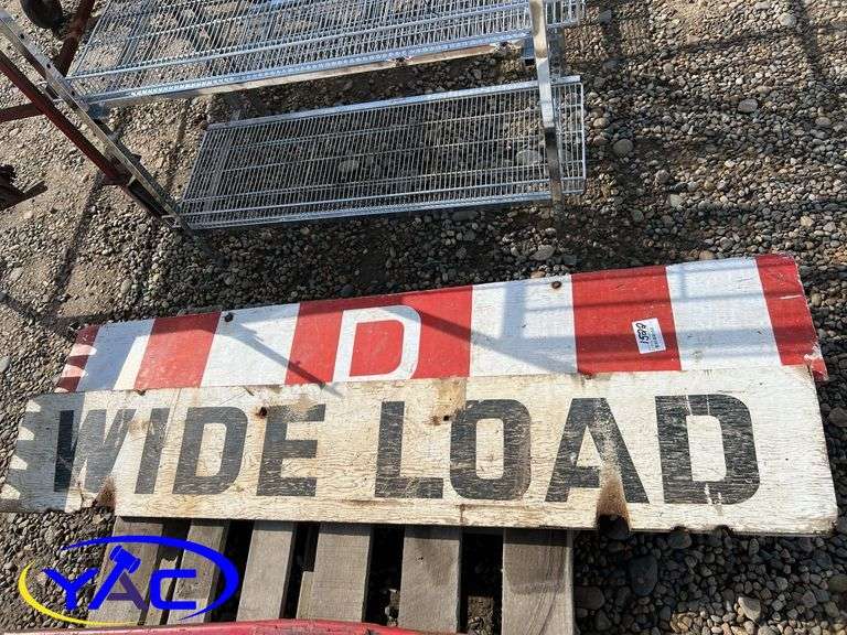 2 - Wide Load Signs - YAC Auctions