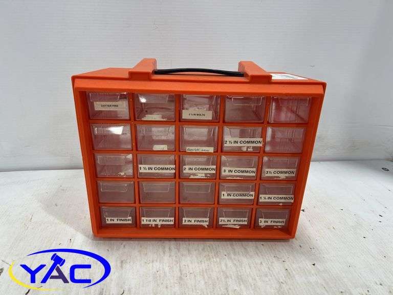 25 Drawer Storage Cabinet - YAC Auctions