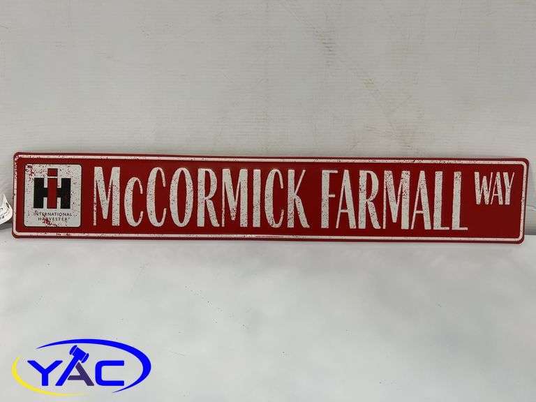 3ft McCormick Farmall Way Sign - YAC Auctions