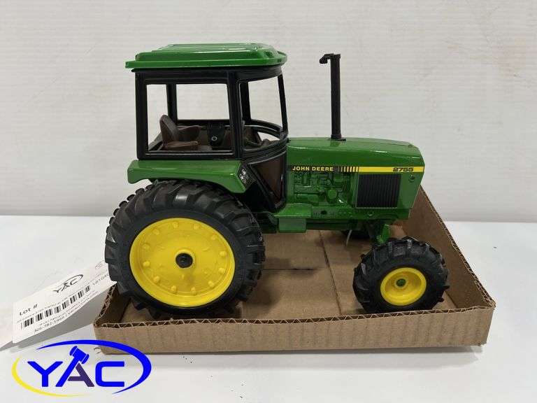 John Deere 2755 Tractor W/ Cab Wide Front Axle Die Cast 1:16 - YAC Auctions