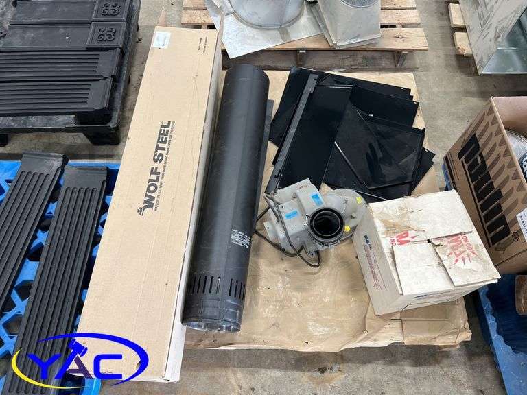 Pallet Of Misc. Furnace Parts, Fasco Inducer Motor, A/C Blower, Induced ...