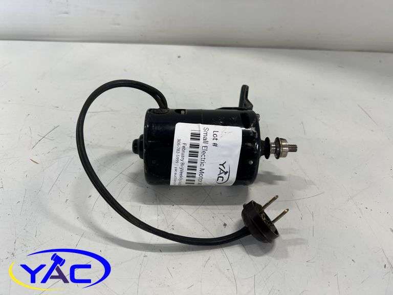 Small Electric Motor W/ Pulley - YAC Auctions