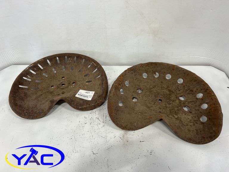 2 - Tin Implement Seats - YAC Auctions