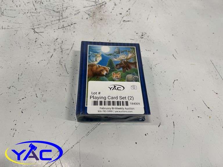 Playing Card Set (2) - YAC Auctions