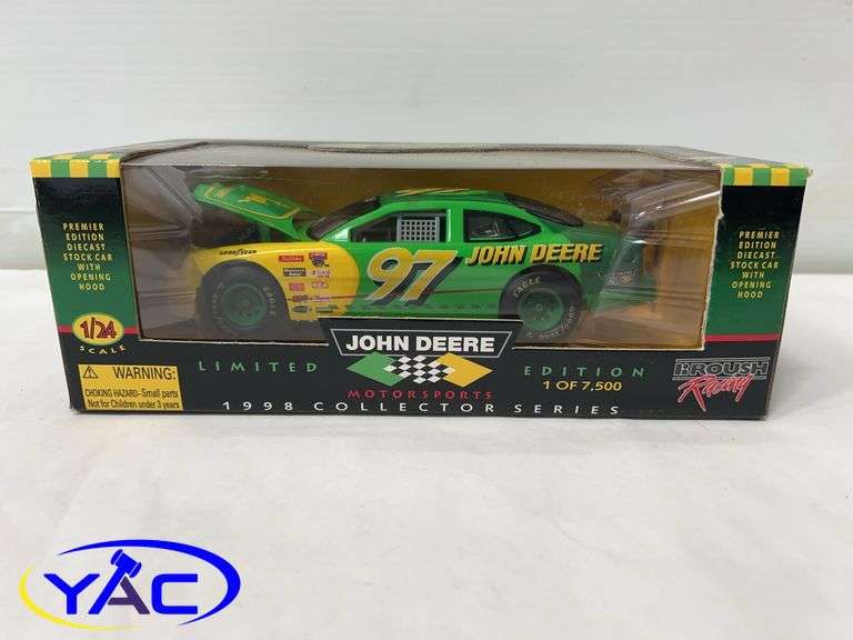 5- JD #97 NASCAR Driver Chad Little W/ Display Stand - 1:16 Scale - YAC ...