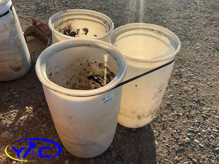 3- White Barrels - YAC Auctions