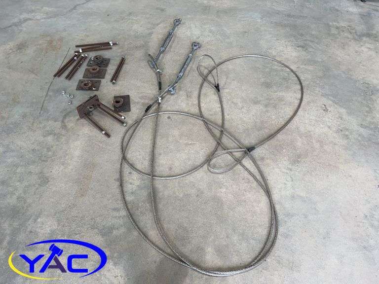 Cable W/ Turn Buckles & Mounting Brackets - YAC Auctions