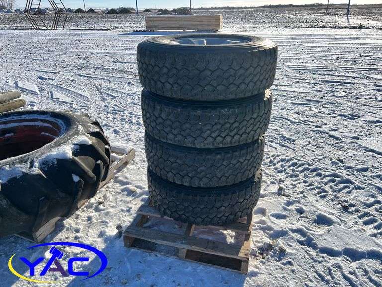 4 - Toyo 265 70/R18 10 PLY Tires & Rims For Ford 3/4 Ton - YAC Auctions
