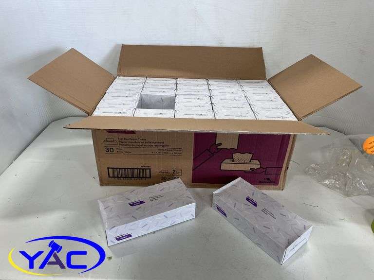 Box Of 30 Kleenex Boxes - YAC Auctions