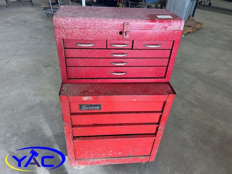 Tool Box W/ Snap on Bottom Box - YAC Auctions