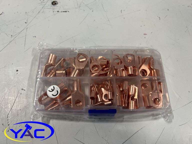 60 Pc Battery Lug Ring Terminal Kit - YAC Auctions