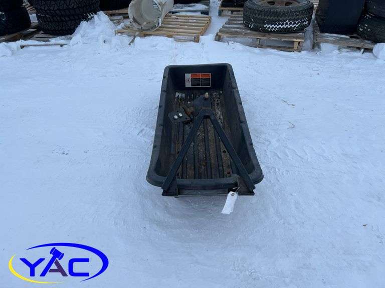 Plastic Sled on Steel Runners - 2' x 5' - YAC Auctions