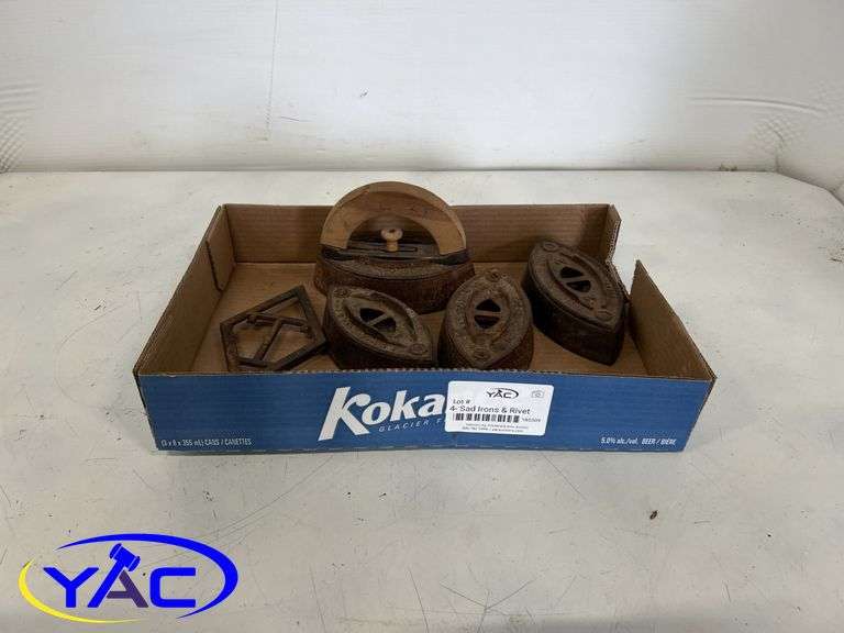 4- Sad Irons & Rivet - YAC Auctions