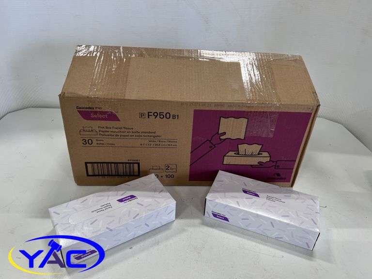 Box of 30 Kleenex Boxes - YAC Auctions