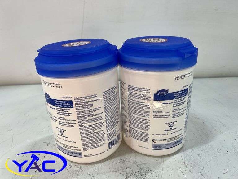 2- Accel Rescue Wipes - YAC Auctions