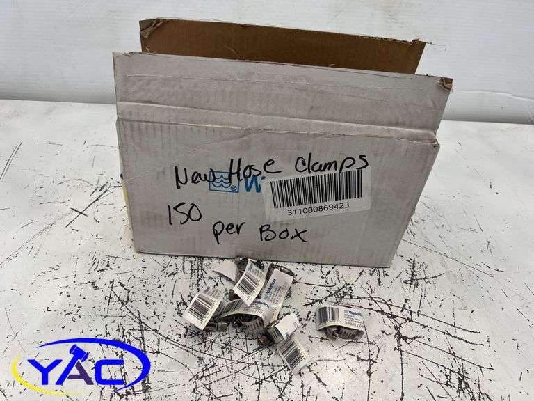 Box Of Hose Clamps - YAC Auctions