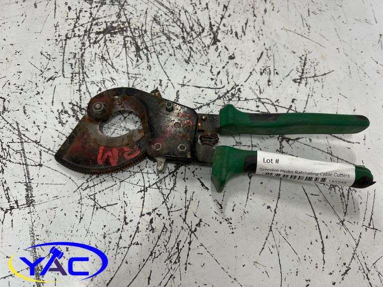 Greenlee Hydro Ratcheting Cable Cutters - YAC Auctions