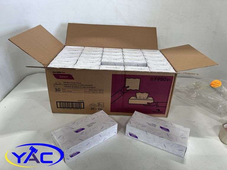Box Of 30 Kleenex Boxes - YAC Auctions