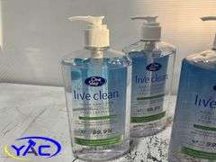 4- One Step Live Clean Hand Sanitizer - YAC Auctions