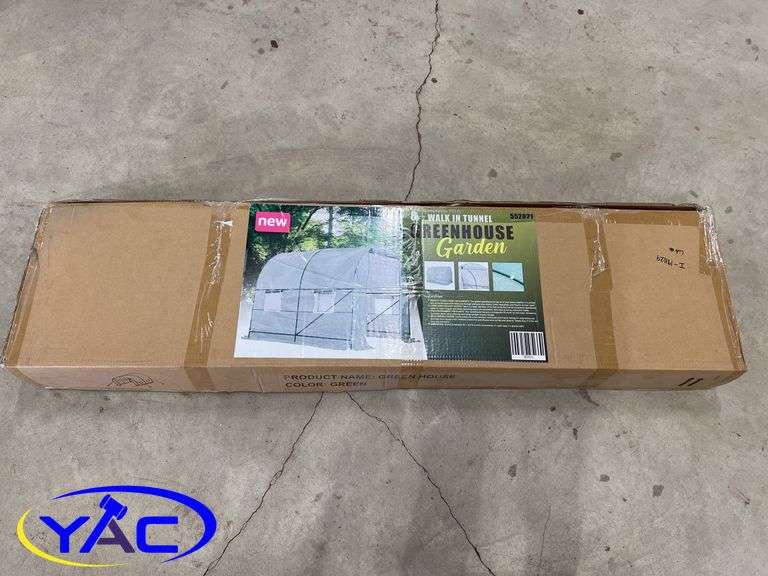 8ft Walk In Tunnel Greenhouse - YAC Auctions