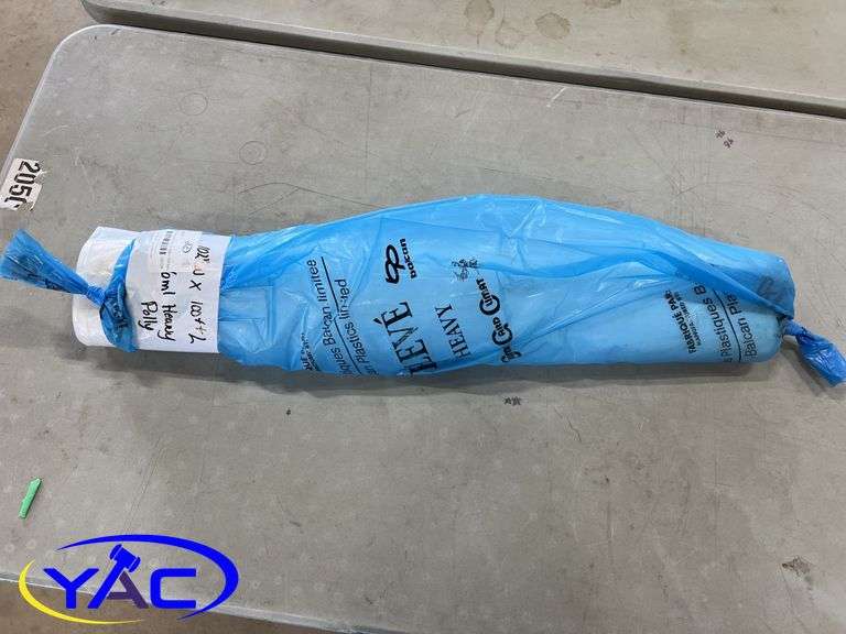 Roll Of Heavy Polly 6ml 102" Wide x 100ft long - YAC Auctions