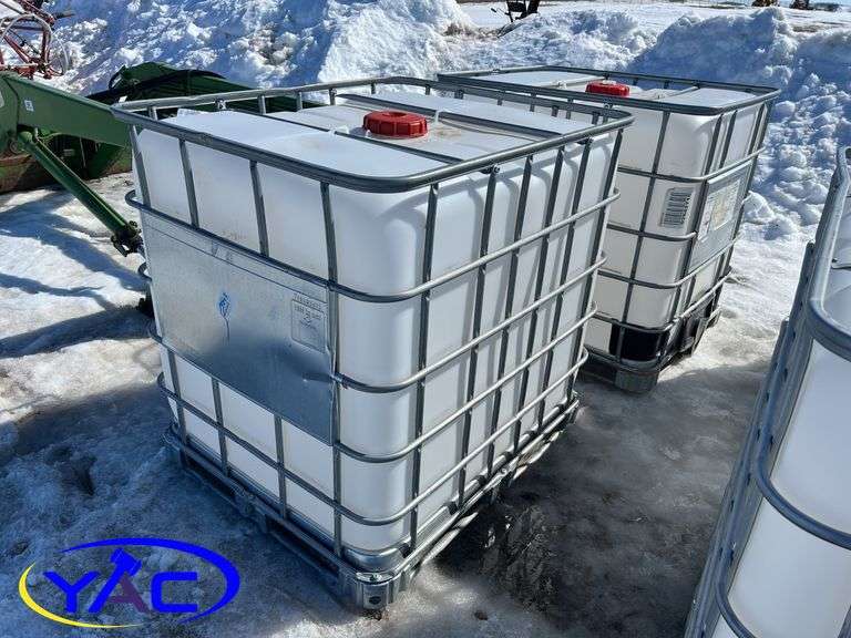 2- 1,000L Empty Totes - YAC Auctions