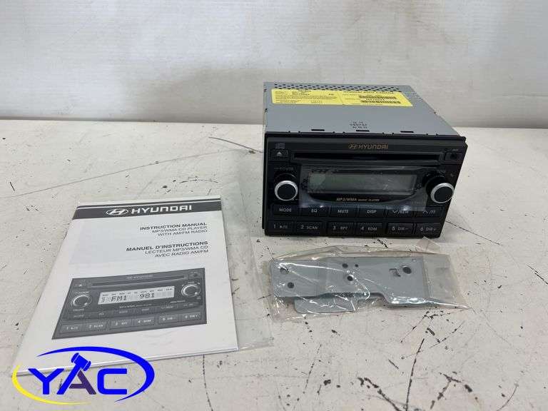 Tuscon Hyundai Radio - YAC Auctions
