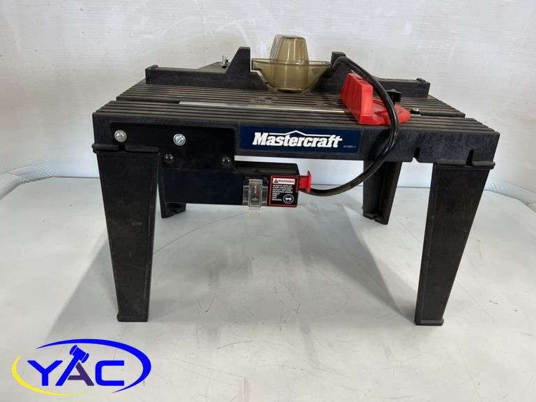 Mastercraft Router Table - YAC Auctions