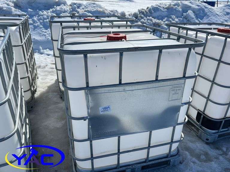 2- 1,000L Empty Totes - YAC Auctions