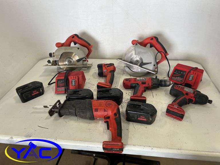 Milwaukee Hand Cordless Tools, Batteries & Chargers - YAC Auctions