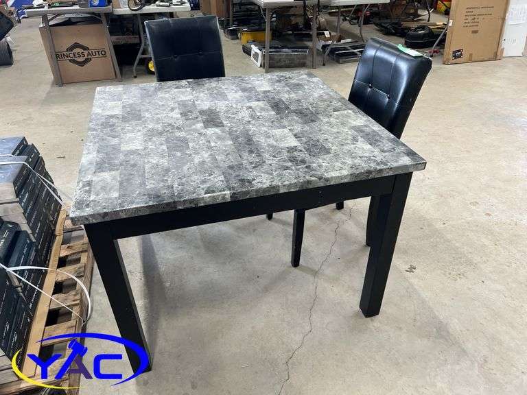 Kitchen Table W/ 2 Chairs - YAC Auctions